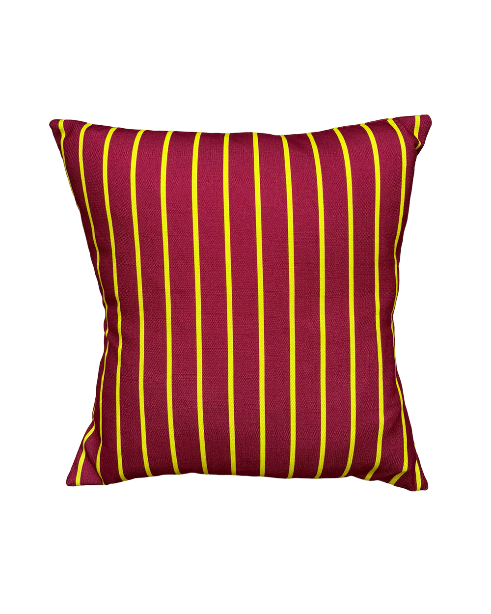 Colours of Arley, recycled sustainable cushion with red and orange ...