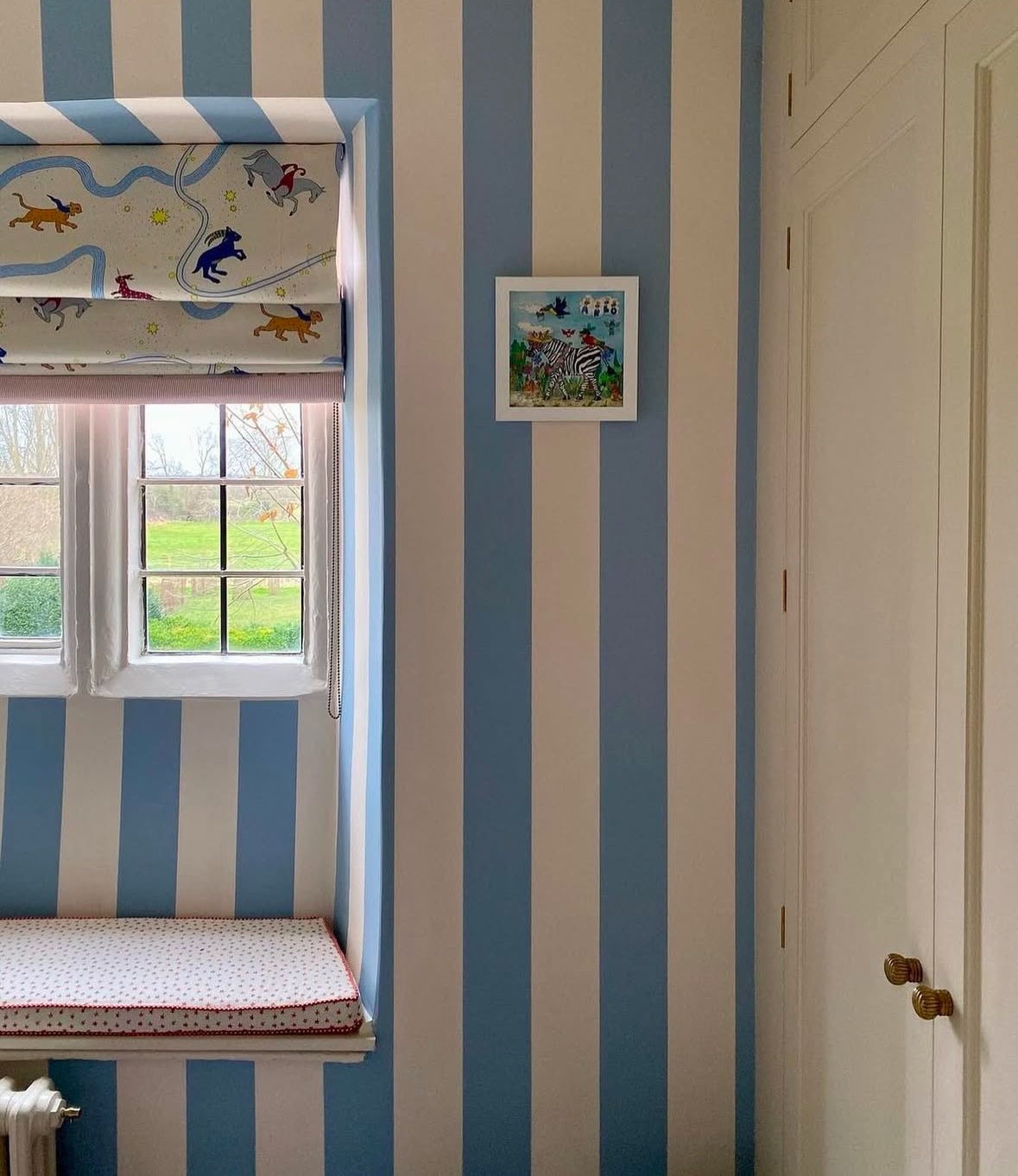 Colours of Arley, recycled sustainable bespoke wallpaper with pink and ...